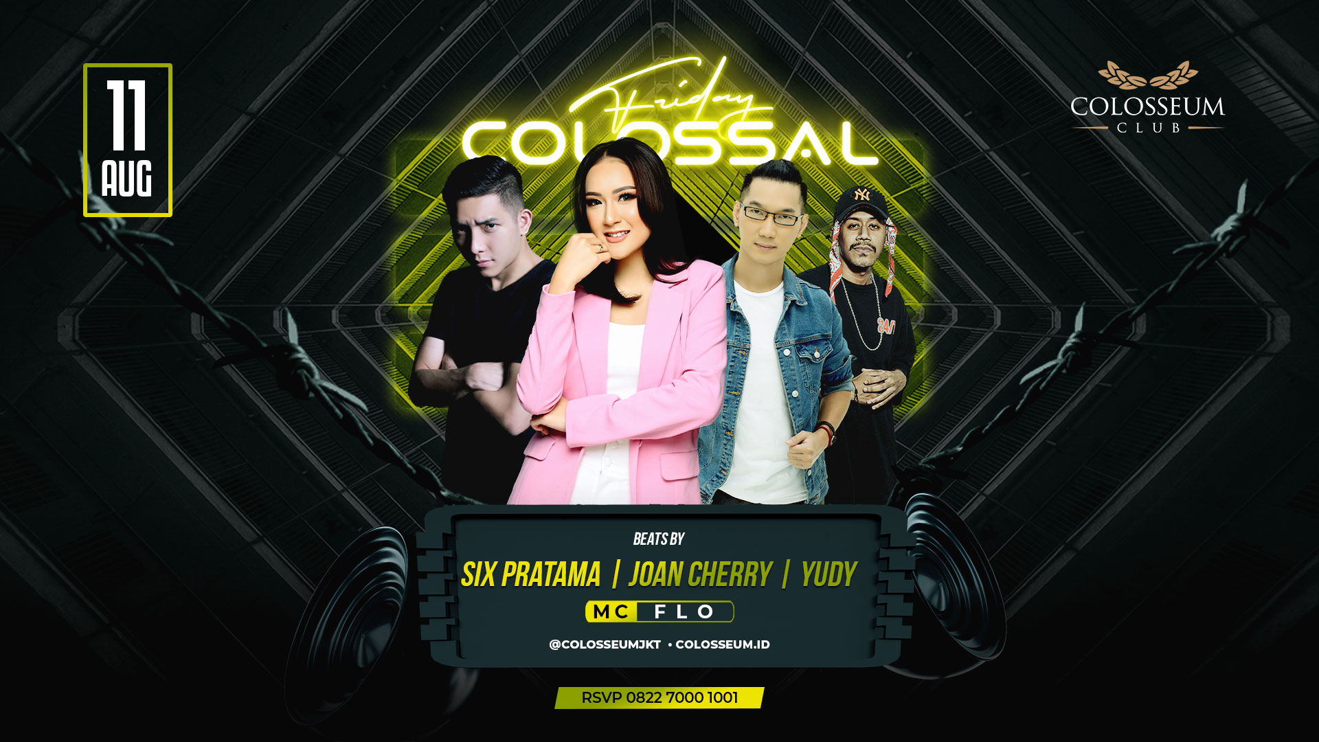 COLOSSAL - Friday, 11 Aug 2023 at Colosseum Jakarta