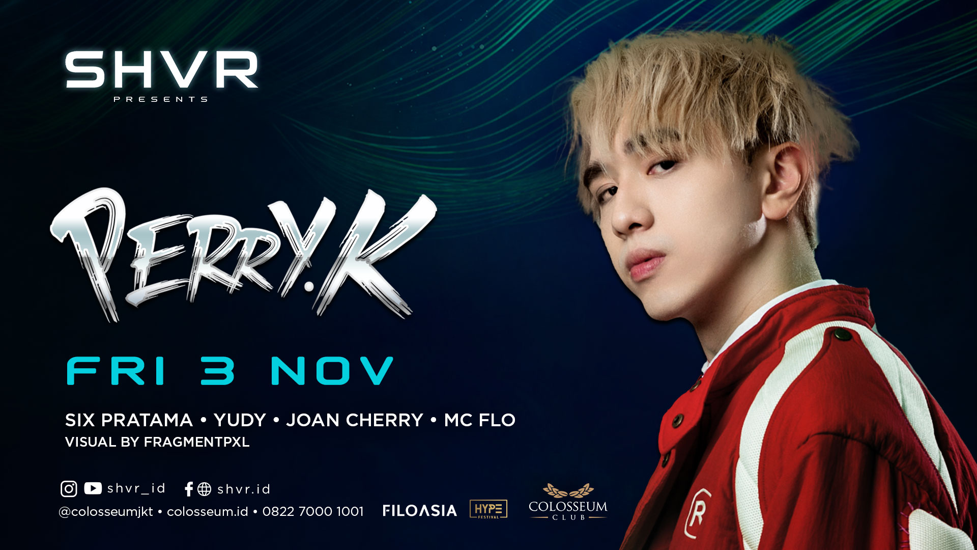 PERRY K - Friday, 3 Nov 2023 at Colosseum Jakarta