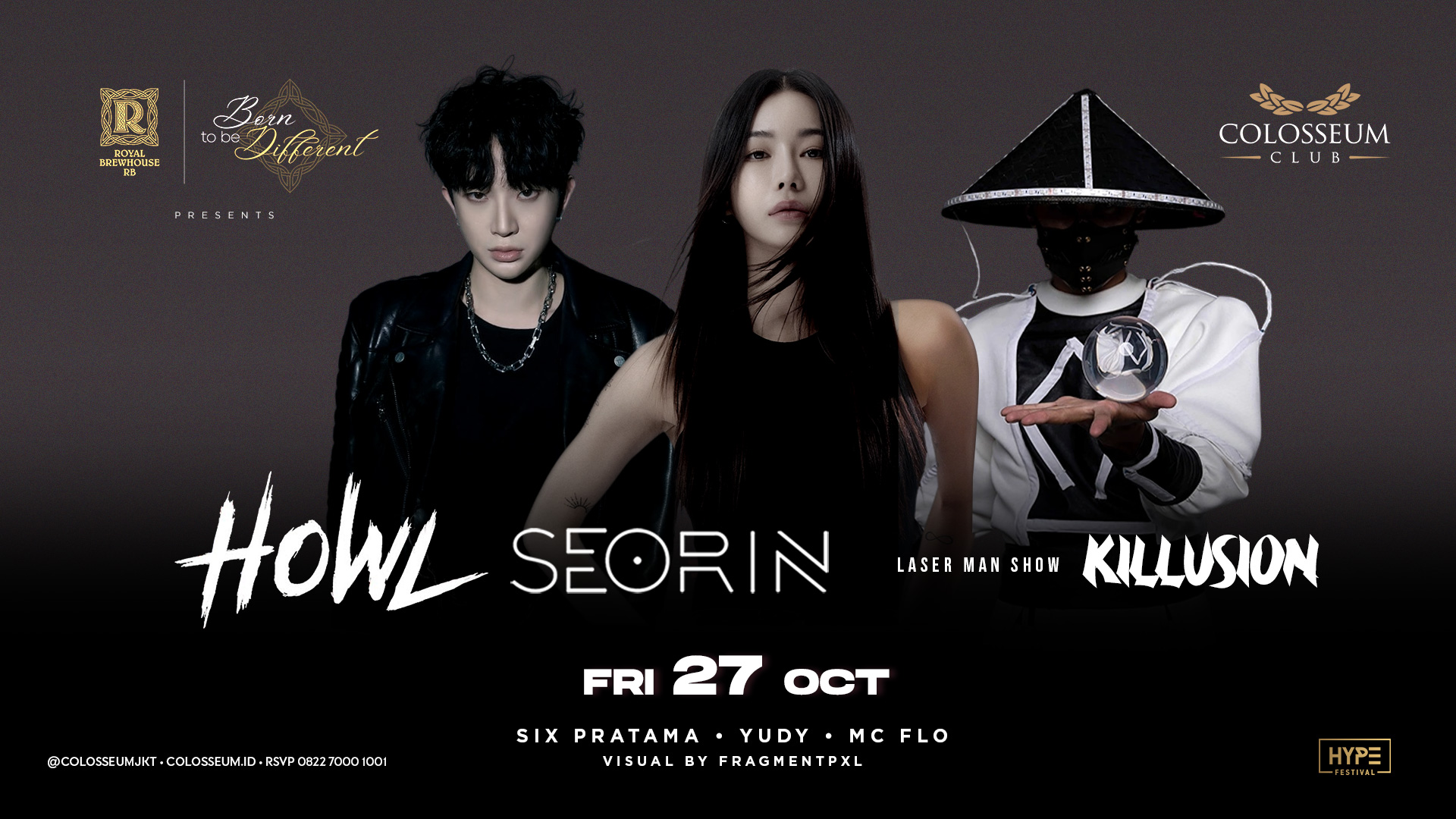 HOWL & SEORIN - Friday, 27 Oct 2023 at Colosseum Jakarta