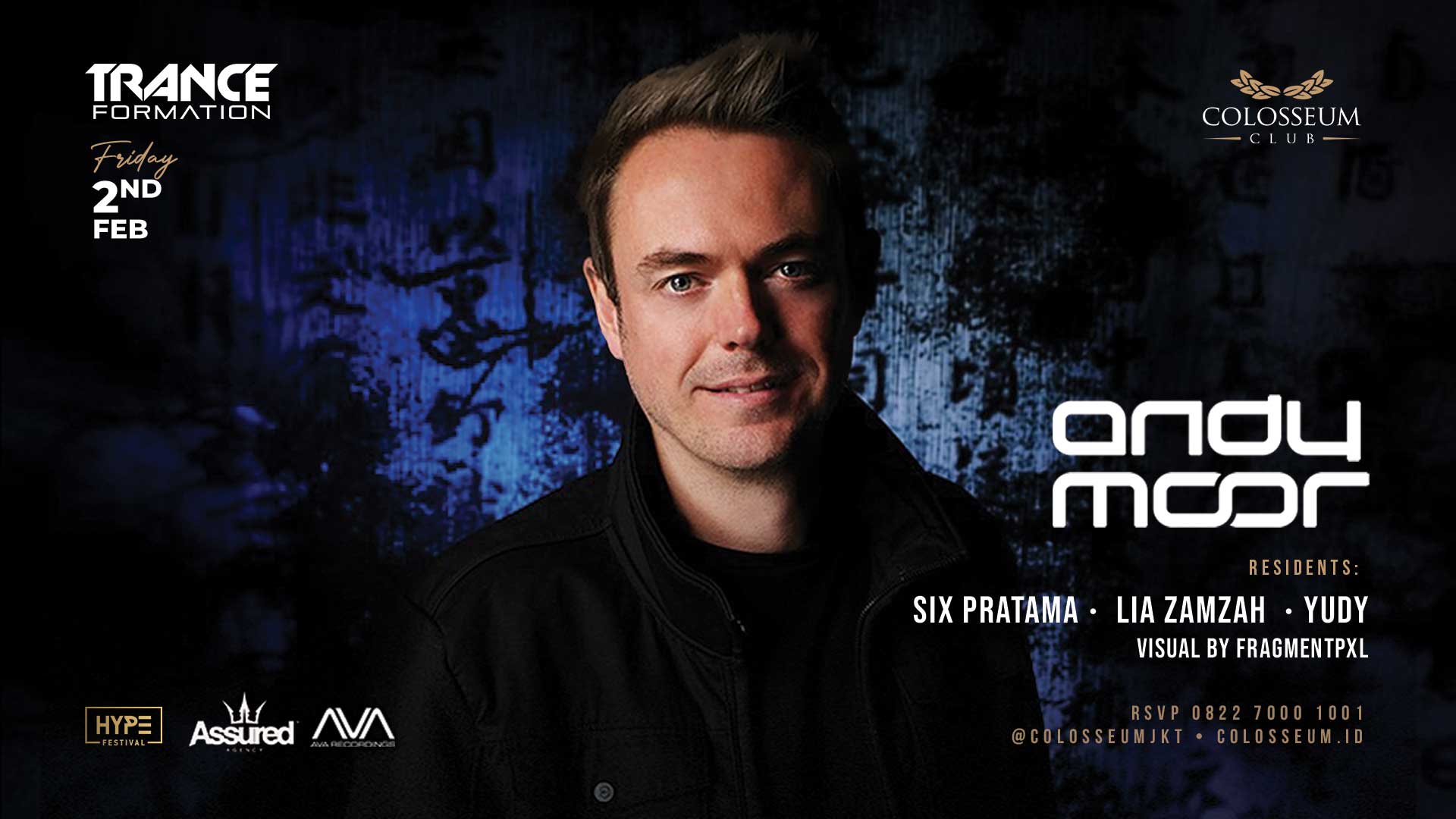 Andy Moor - Friday, 2 Feb 2024 at Colosseum Jakarta